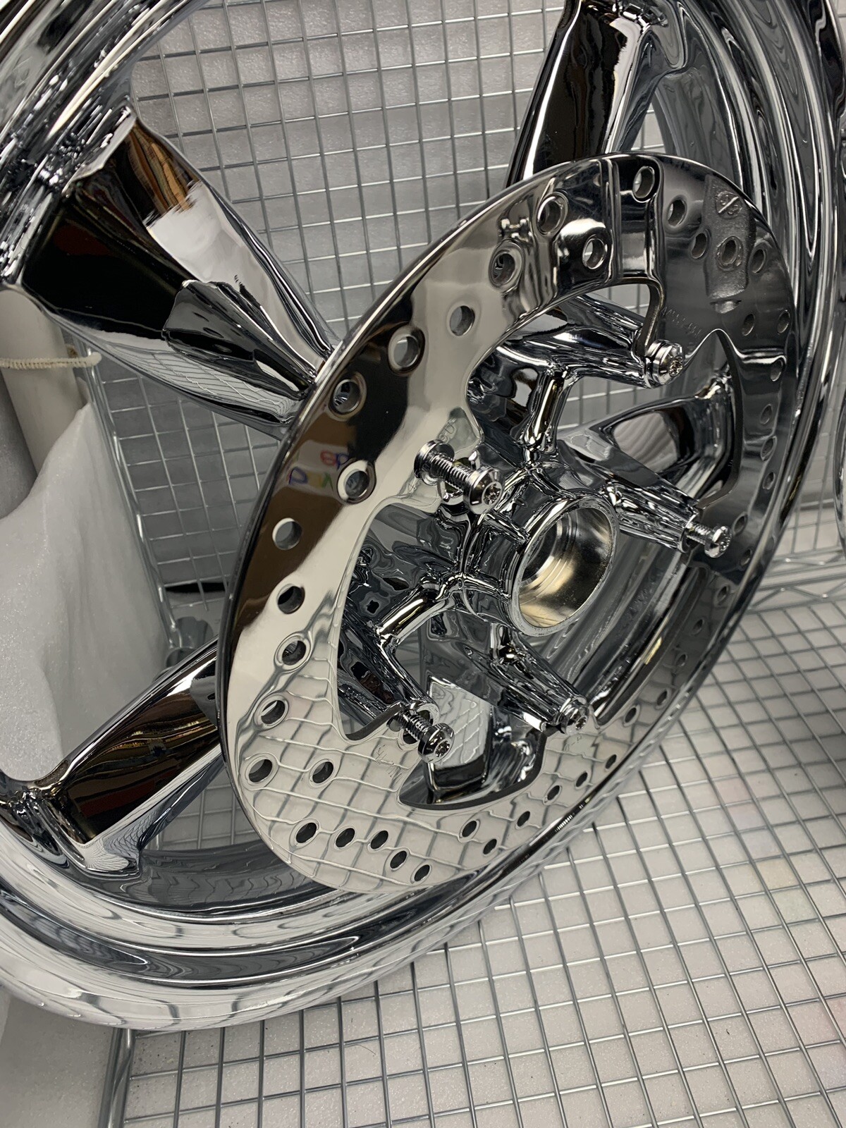 Harley Chrome Wheels pulley Rotors FORKS Dyna Switchback Rims 2013 -17 ...