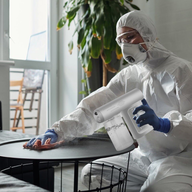 500ML Disinfectant Mist Gun Rechargeable Nano Atomizer Electric Sprayer ...