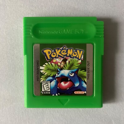 Pokémon: Green Version (Nintendo Game Boy Color, 2001) - WORKING SAVE ...