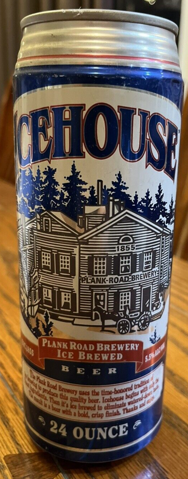 VINTAGE ICEHOUSE PLANK HOUSE BREWERY MILLER BEER ALUMINUM 24 OZ CAN | eBay