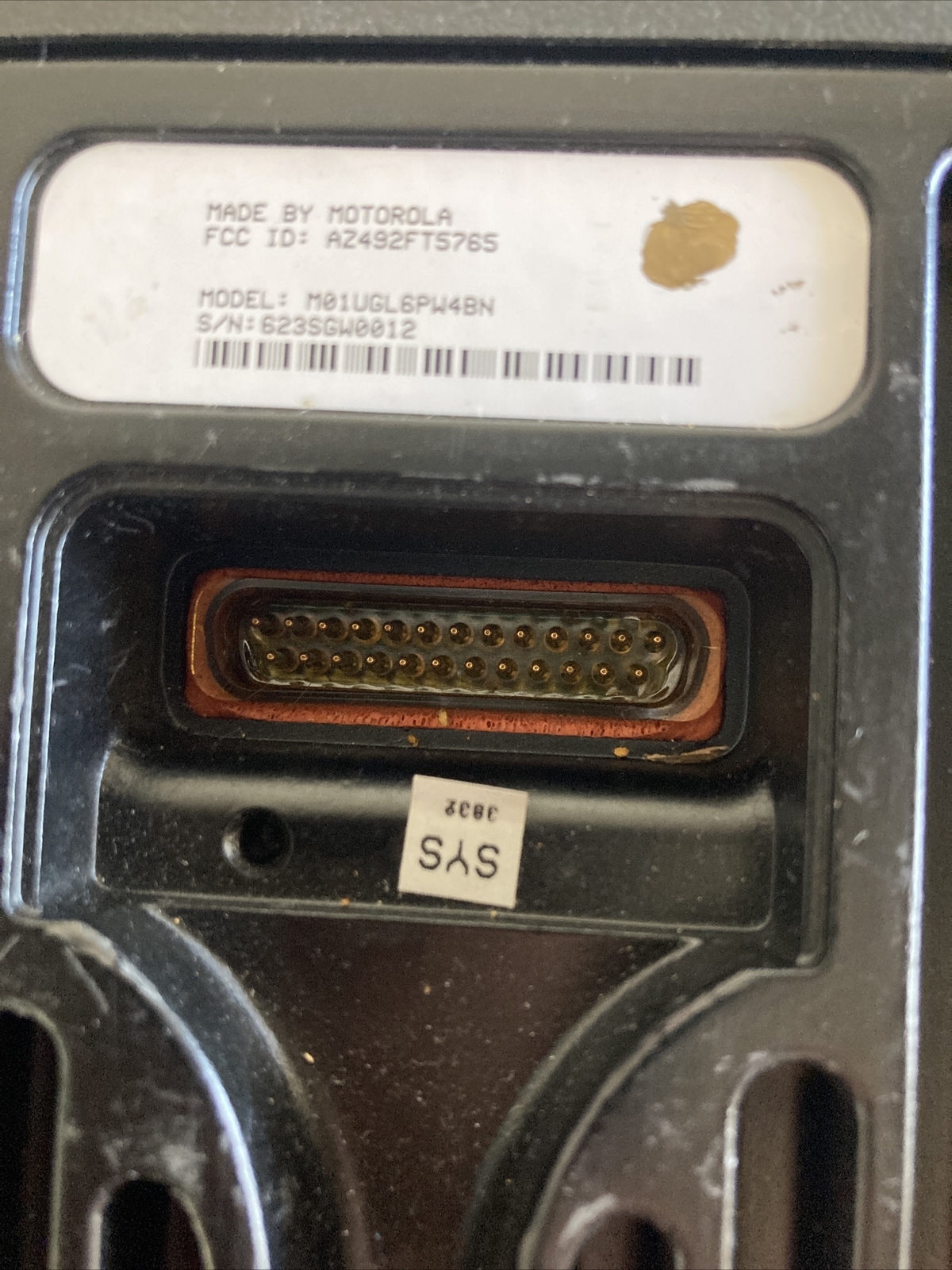 Motorola MCS2000 Mobile Radio M01UGL6PW4BN Parts Only | eBay