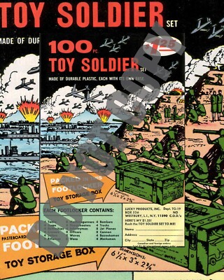1973 Plastic Toy Soldiers Comic Book Promo Ad 8x10 Photo | eBay