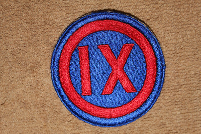 Original WW2 U.S. Army IX Corps Uniform Patch, Excellent | eBay