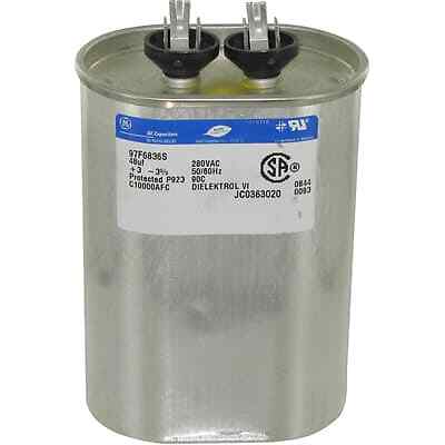 Capcom / Genteq 97F6836 Film Capacitor - 280VAC - 48uF - Oil-Filled (UL ...