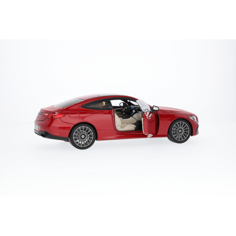 Mercedes-Benz 1:18 CLE Coupe AMG Line C236 Red Miniature Diecast Model ...