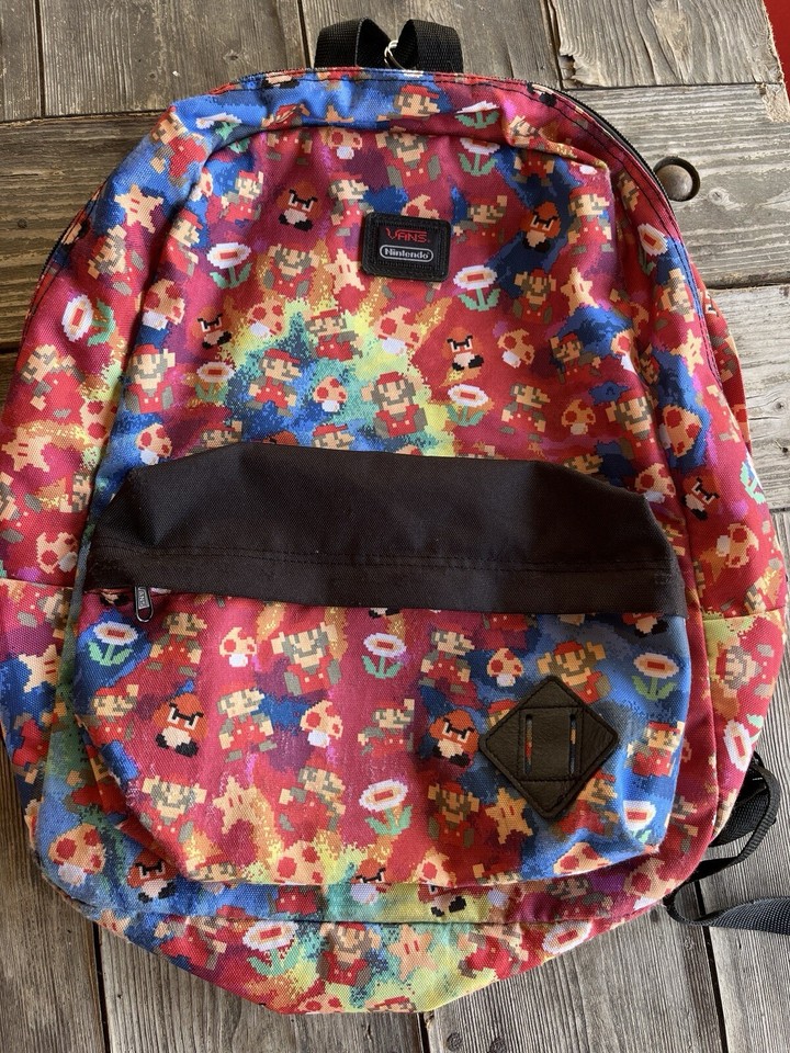 Vans x Nintendo Collab Super Mario Bros Old Skool II Backpack School ...