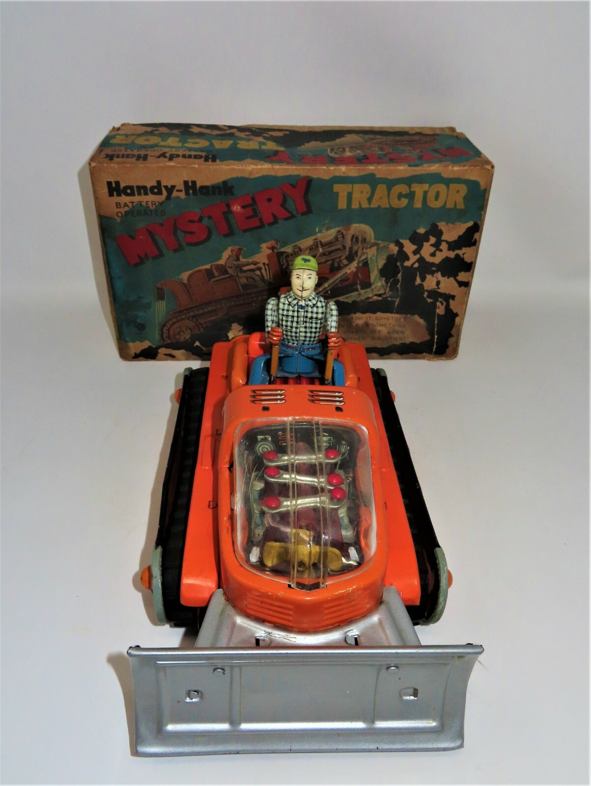 RARE 1950s Handy-Hank Mystery Tank Battery Operated Toy made in Japan ...
