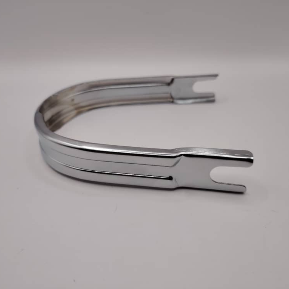 Leg Shield Clamp Strap Chrome For Honda C50 C65 C70 C90 C100 New Free ...