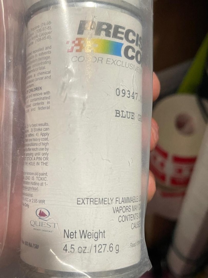 Raabe Precision Color 09347.01 Blue Grey 4.5oz Touch up Spray Can(V4 ...