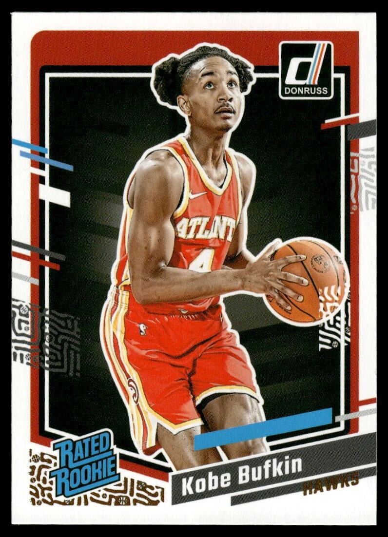 Kobe Bufkin Rated Rookie Card RC 2023-24 Donruss NBA Panini Basketball ...