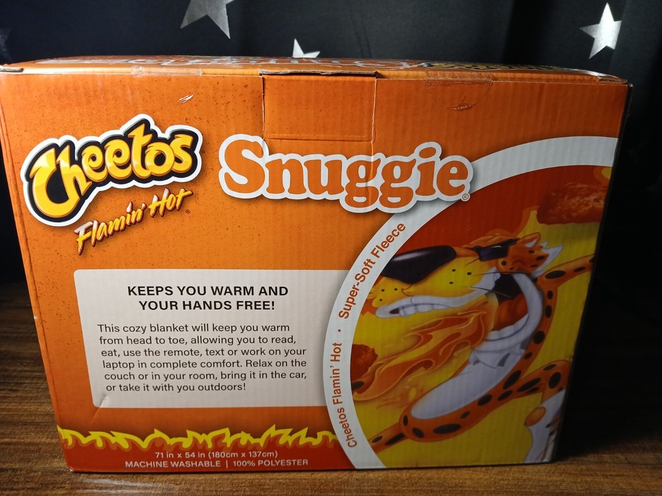 Snuggie Flamin Hot Cheetos 71"x54" Super Soft Wearable Blanket with ...
