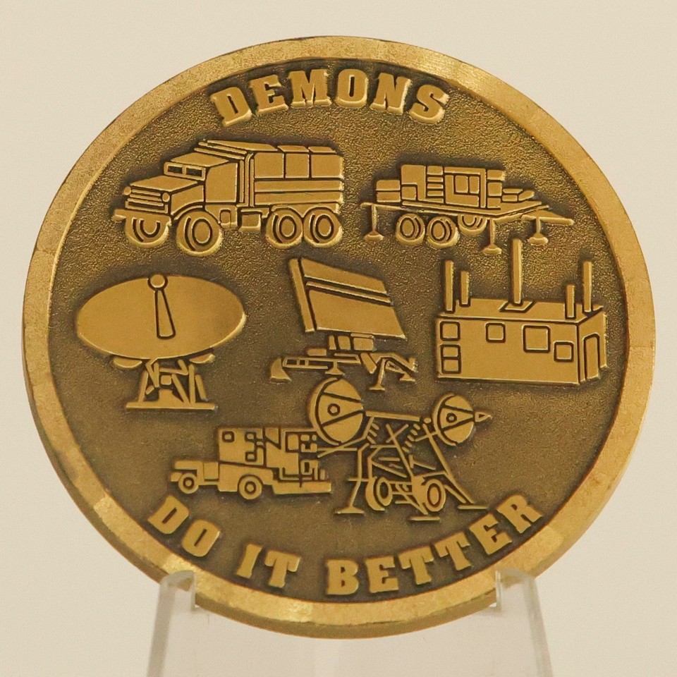 728 ACS "Poised for Peace" Demons Challenge Coin - Military Equipment ...