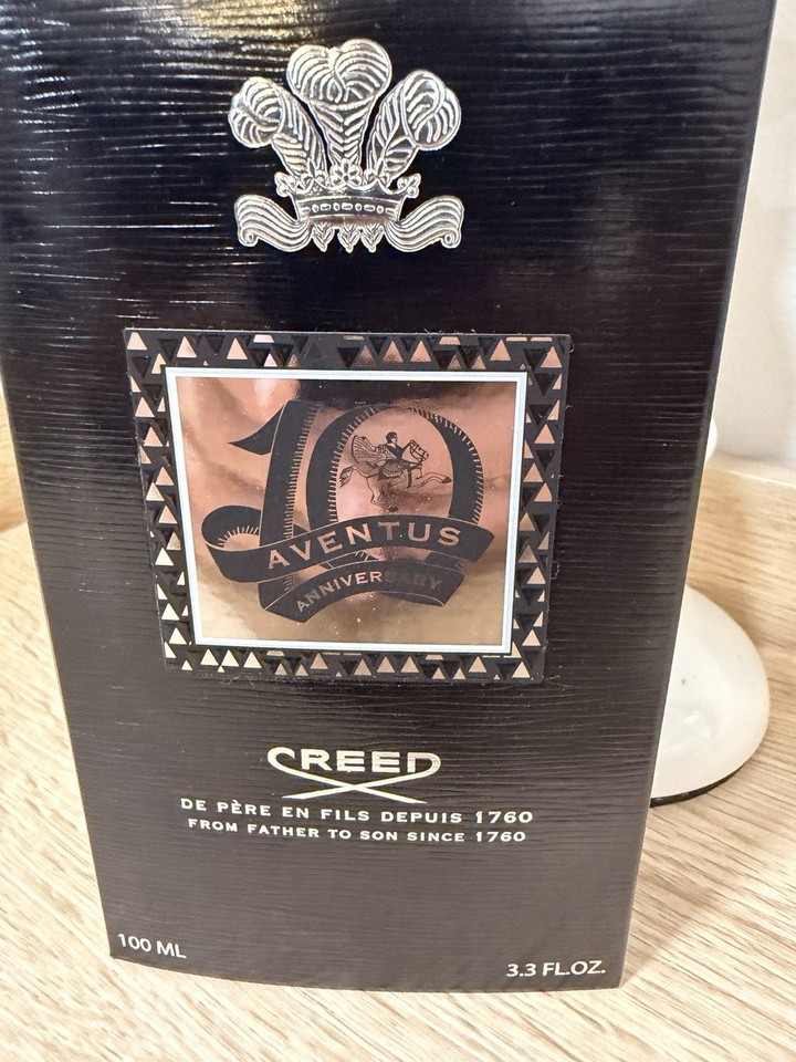 Creed Aventus 10th Anniversary 100 ml Empty Box Limited Edition W ...