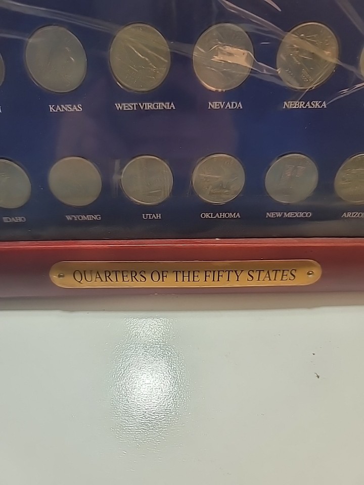 Framed 50 State Quarters Ranging From 1999-2008. Used | eBay