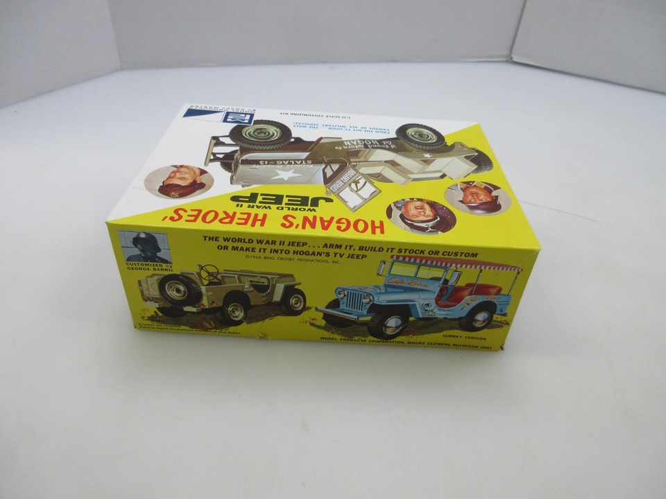 MPC Hogans Heros World War 2 Jeep Vintage Model kit 1/25 scale | eBay