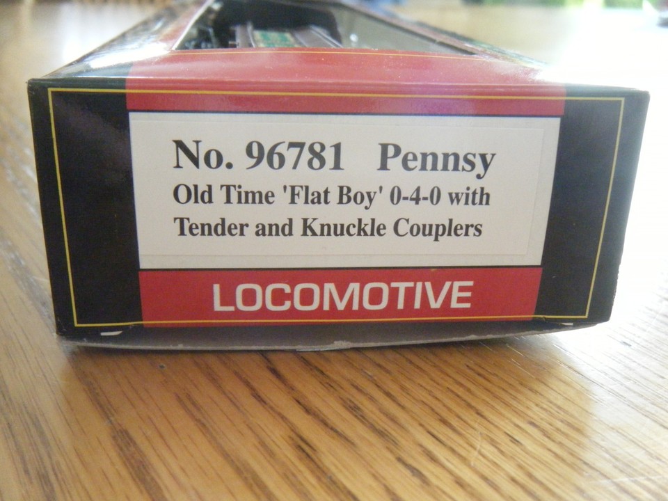 MODEL POWER HO SCALE OLD TIME FAT BOY 0-4-0 PENNSY LOCOMOTIVE WITH ...