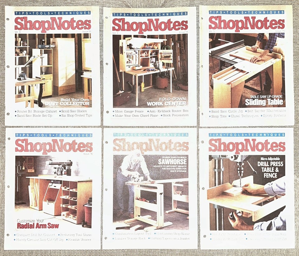 Vintage SHOPNOTES Magazines (1992-1994) Lot of 18 - Back issues | eBay