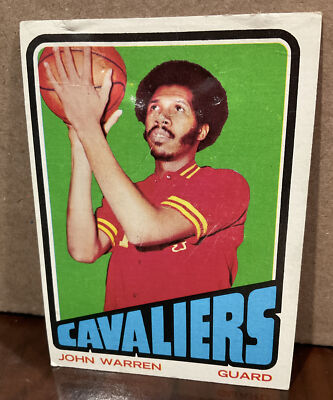 JOHN WARREN 1972-73 TOPPS BASKETBALL #64 - CLEVELAND CAVALIERS | eBay