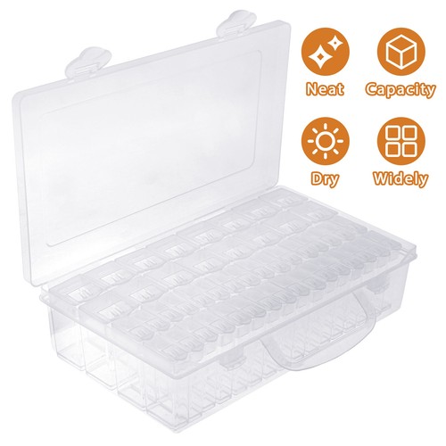 48 Slots Seed Storage Organizer Box with Label Stickers Seed Container ...