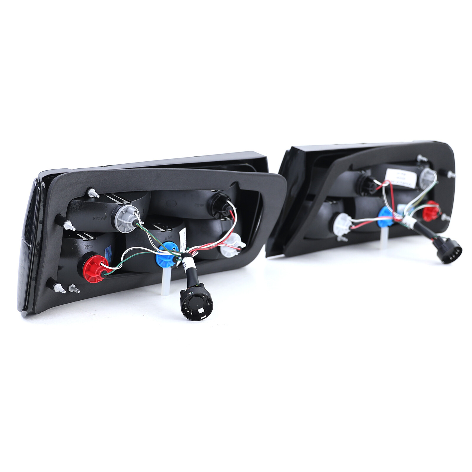 For BMW 3er E30 Facelift Rear Tail Lights Set IN Black Smoke | eBay