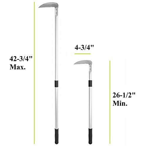 Weeding Sickle Long Handle Adjustable 26-1/2"To42-3/4" Japanese ...