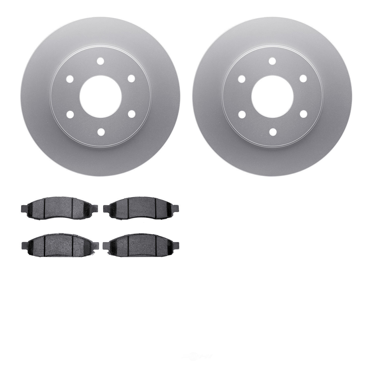 Disc Brake Kit-Geospec Rotors with 3000 Series Ceramic Brake Pads DFC ...