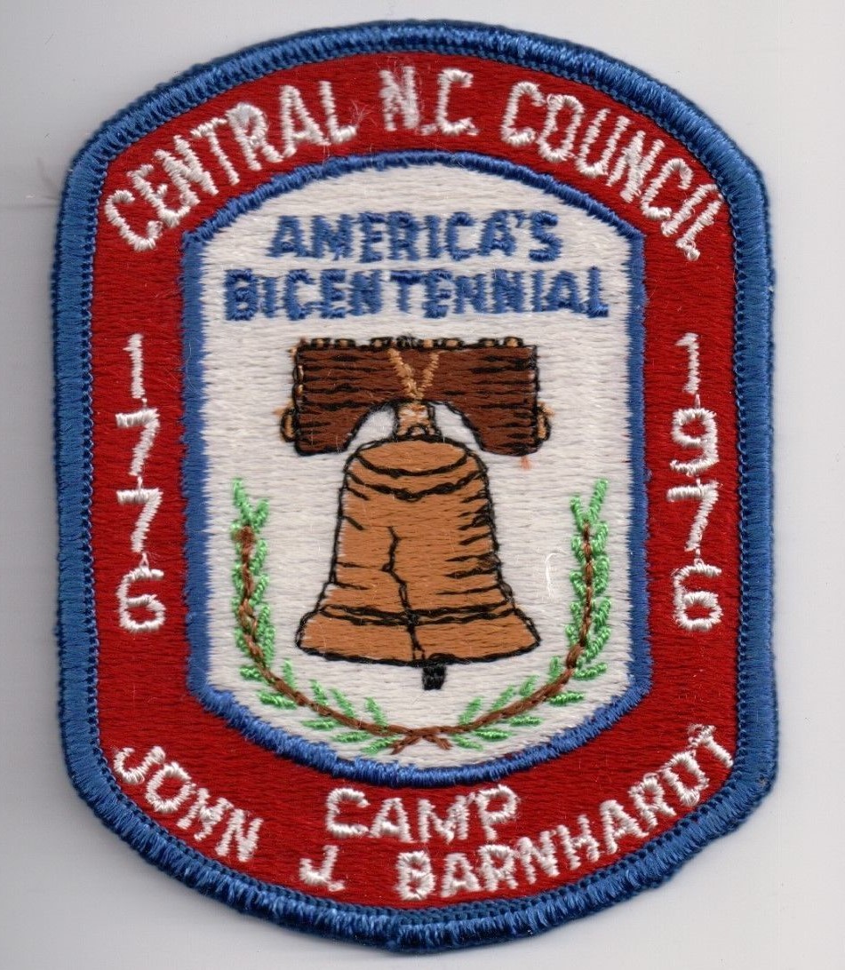 B BSA Patch, Camp John J. Barnhardt, Central North Carolina Council NC ...