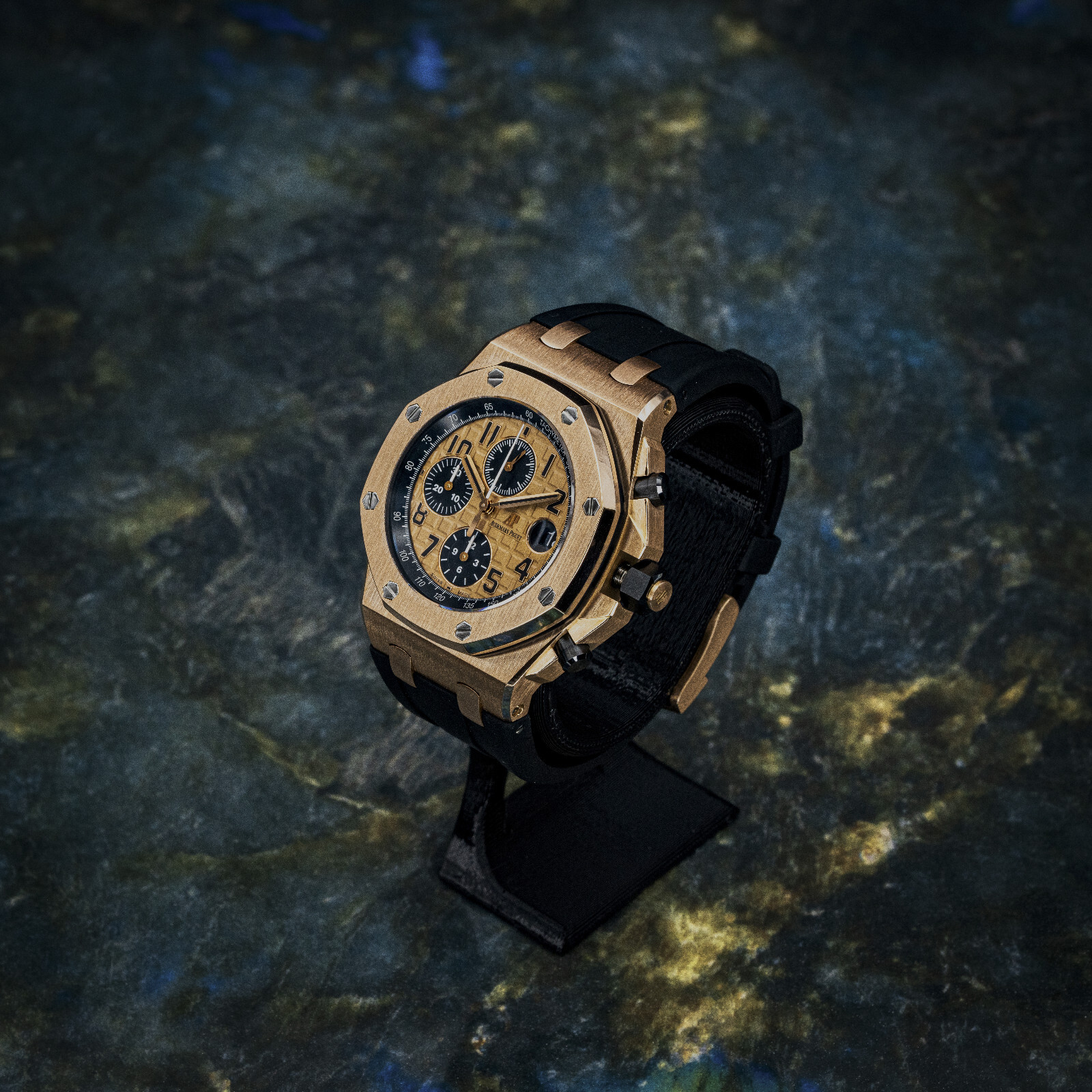 Audemars Piguet Royal Oak Chronograph Rose Gold Men's Watch Half Brick ...