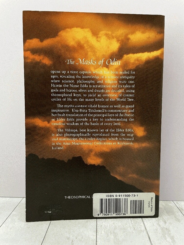 The Masks of Odin Wisdom of the Ancient Norse, mythology, Titchenell ...