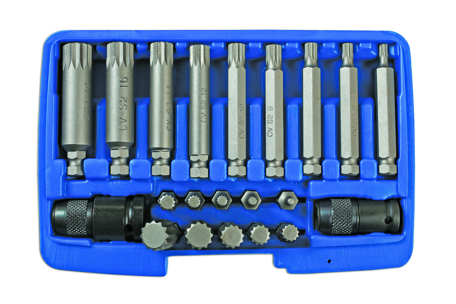 IMPACT Spline 12 Point Bit Tool Set M4 M5 M6 M8 M9 M10 M12 M14 M16 M18 ...