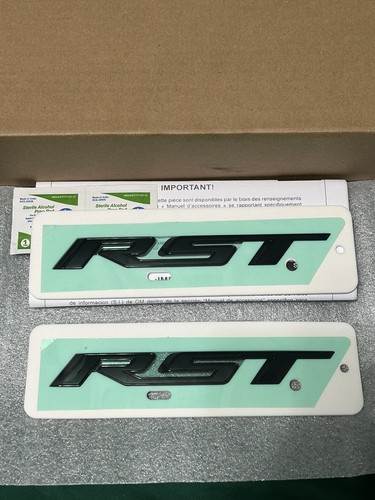 GM OEM GLOSS BLACK RST EMBLEM KIT FOR 2019-2020 CHEVROLET COLORADO LT ...