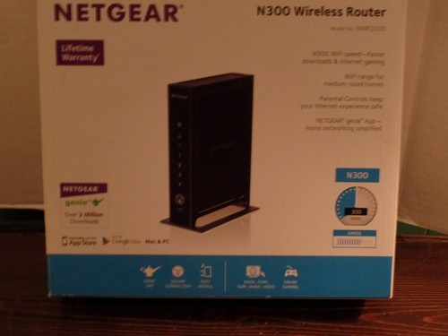 Pre owned Netgear N300 300 Mbps 4-Port 10/100 Wireless N Router ...
