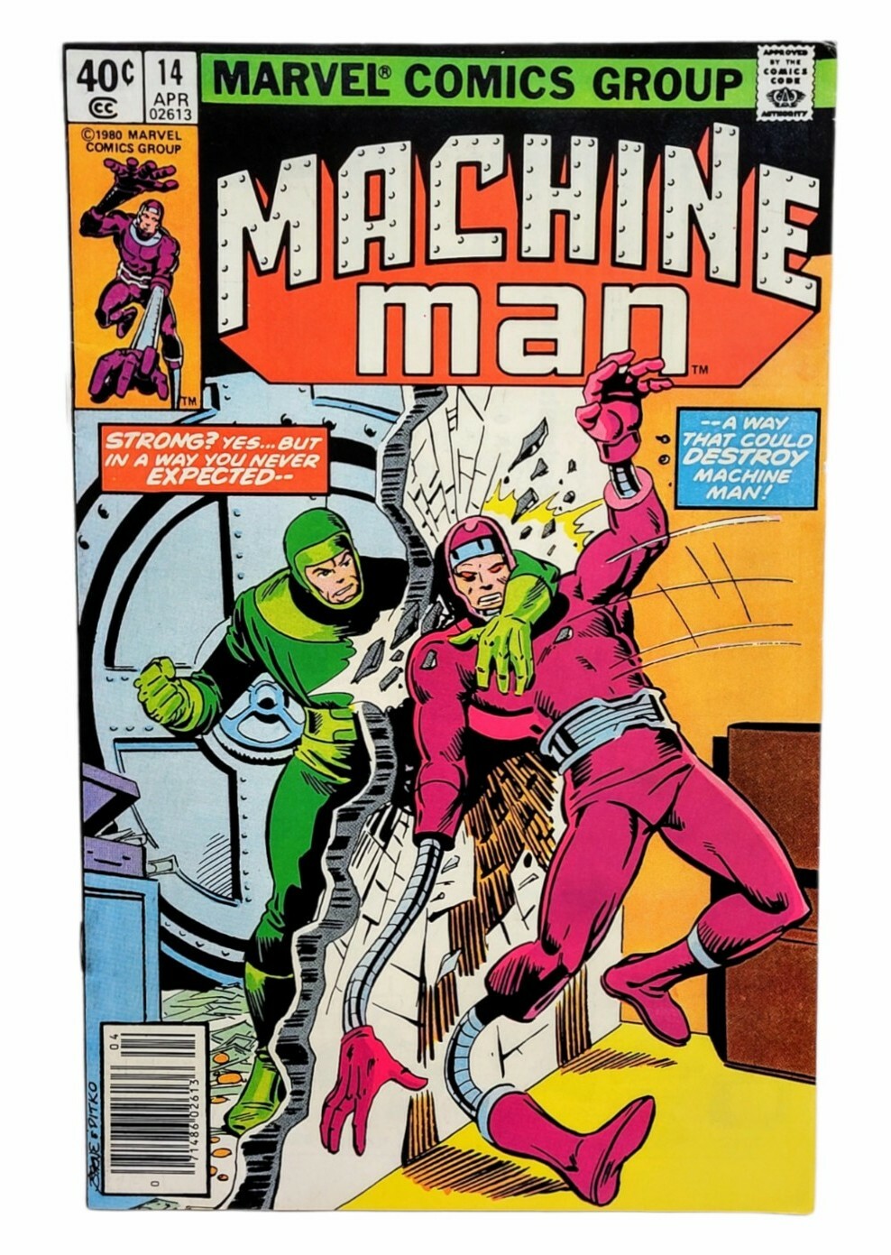 MACHINE MAN COMIC BOOK VOL.1 #14 MARVEL COMICS 1980 | eBay