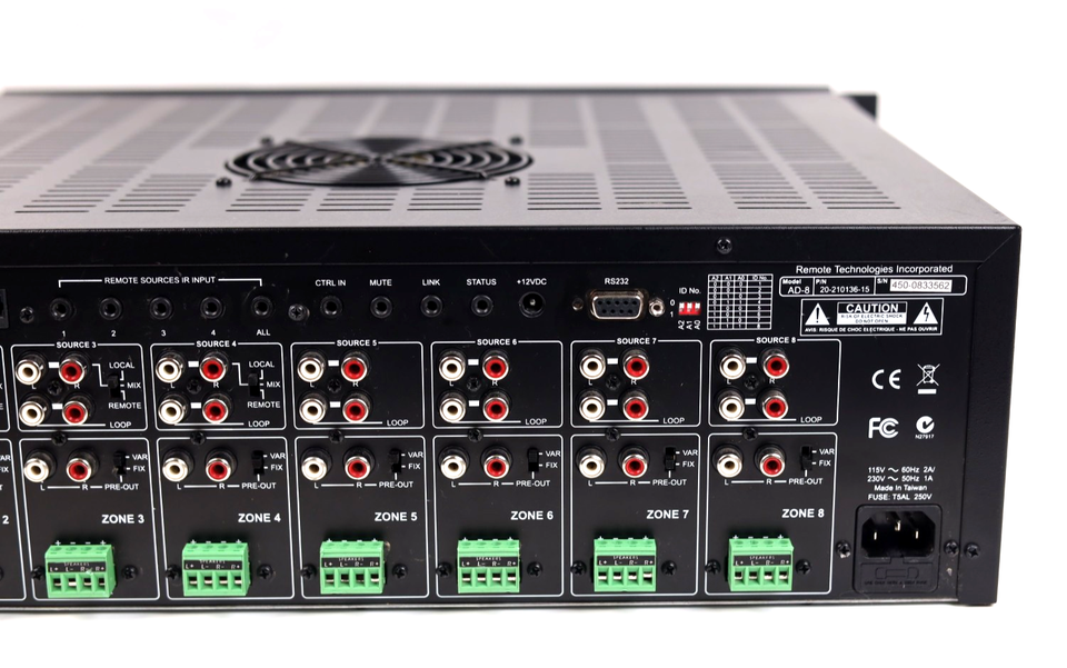 RTI AD-8 Audio Distribution System Amplifier/ Amp u456 | eBay