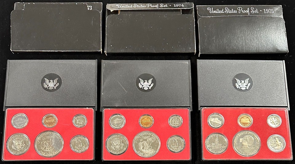 U.S. Mint PROOF Sets: 1973-1985, One of Each Year - Group of 13 | eBay