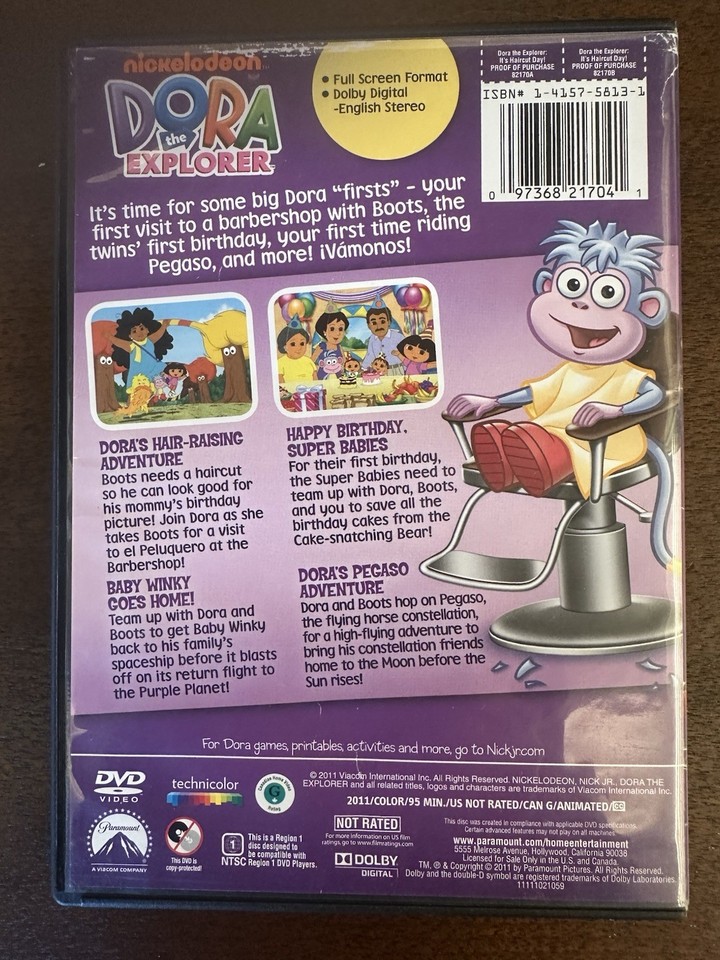 Lot Of 3 Dora The Explorer DVDs | eBay