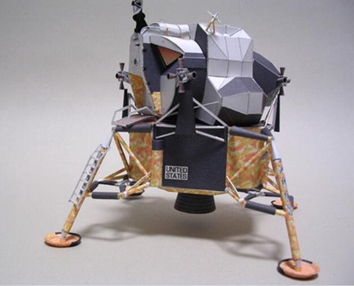 NASA Moon Spaceflight Apollo 11 DIY Handcraft Paper Model Kit | eBay UK