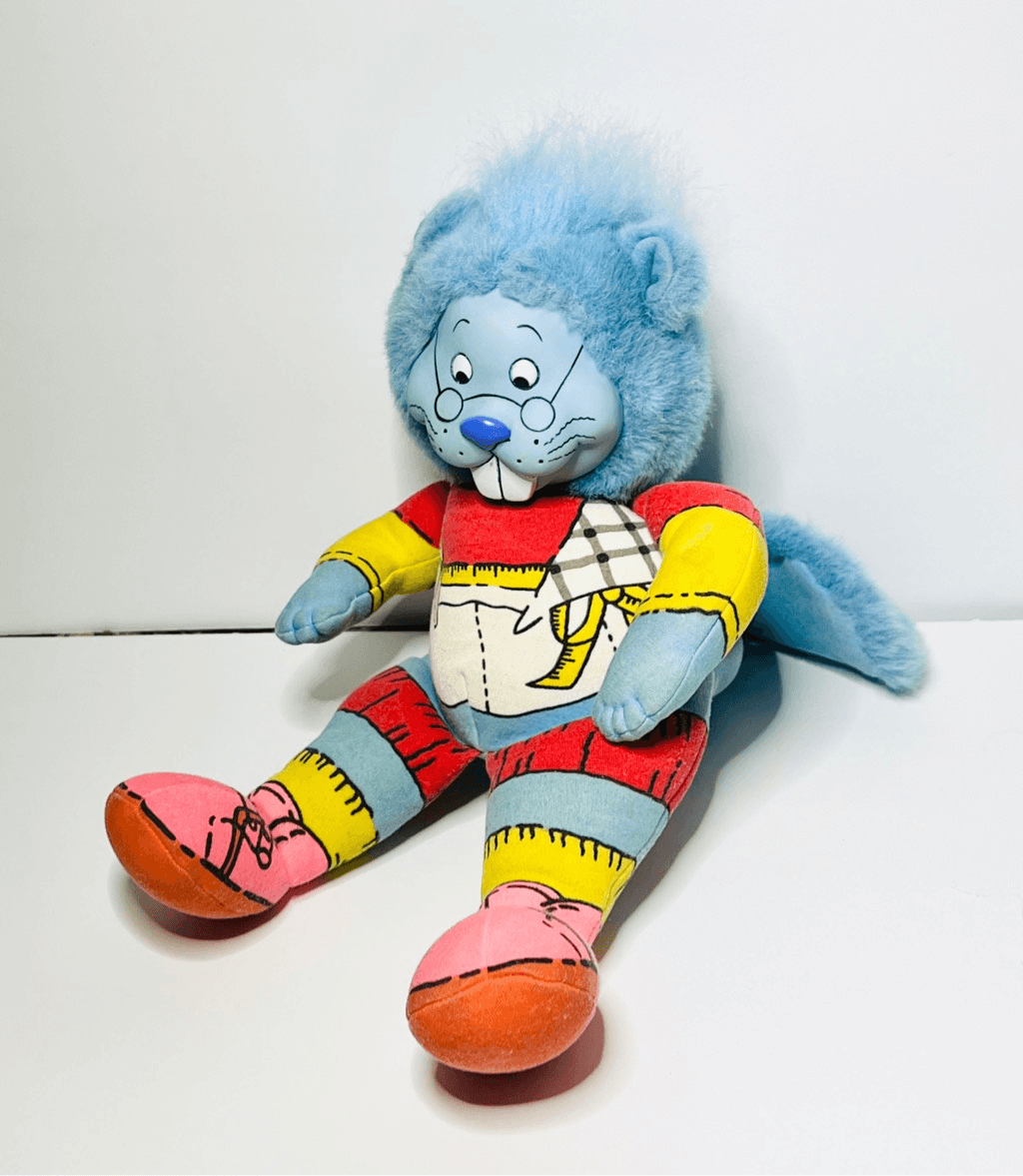 VTG Zoobilee Zoo Bill Der Beaver Plush Puppet Stuffed Animal Toy 1986 ...