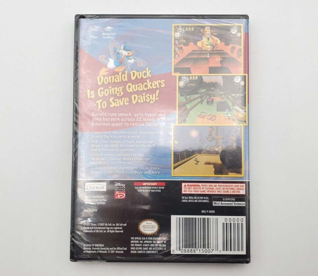 Disney's Donald Duck: Goin' Quackers (Nintendo GameCube, 2002) for sale ...
