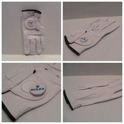 Rolex Golf Glove With Removable Ball Marker - BRAND NEW - Men Left Hand ...