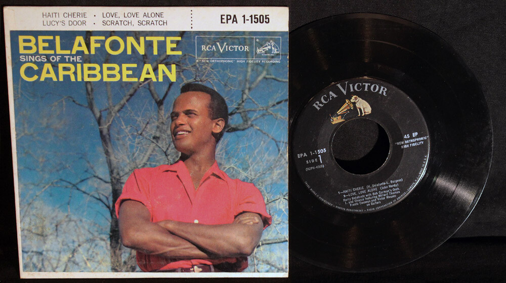 Harry Belafonte-Sings of the Caribbean-EP-RCA EPA 1-1505-Vintage 1957 P Slv EP! | eBay