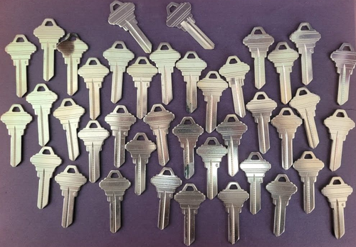 LOT OF 40 LOCKSMITH SC8 5-PIN KEY BLANKS FITS SCHLAGE | eBay