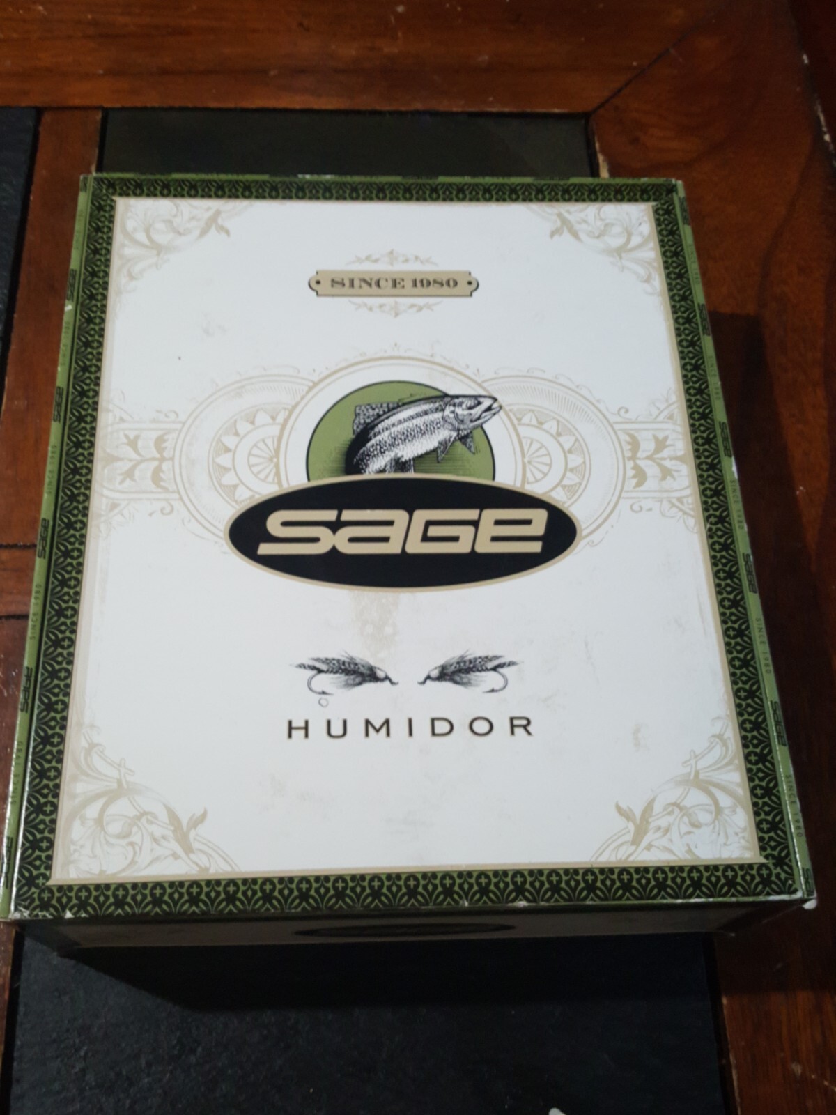 Sage Rod Tube Humidor Traveling Cigar Case Display Box. RARE! | eBay