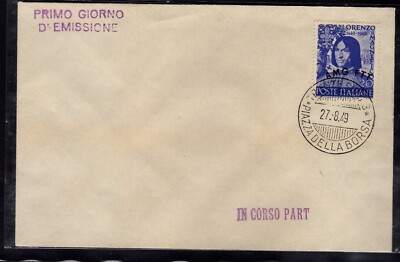 1949 Lorenzo Il Magnifico First Day Cover | eBay