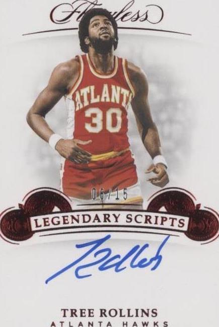 2018-19 Panini Flawless - Legendary Scripts Tree Rollins #LS-TRL Ruby ...