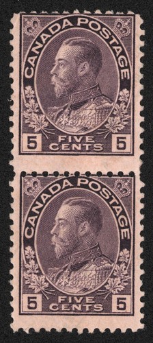 Canada Scott 112 Mint pair NH OG 1911-25 5c Lot QCx076 bhmstamps | eBay