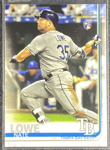 2019 Topps Update Series Nate Lowe #US291 RC Tampa Bay Rays Rookie | eBay