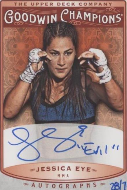 2019 Upper Deck Goodwin Champions - Autographs Jessica Eye #A-JE ...
