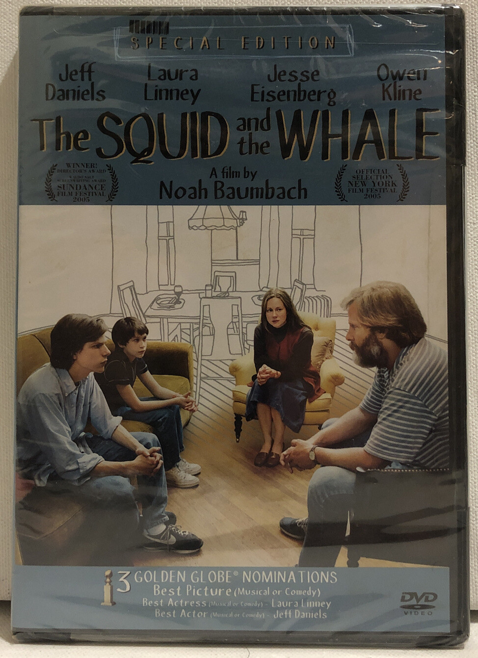 The Squid and the Whale (DVD, 2006, Special Edition) NEW & SEALED ...