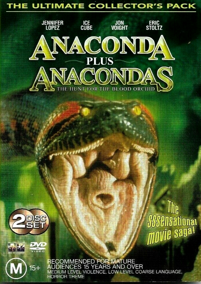 Anaconda + Anacondas : Rare OOP : NEW DVD : Region 4 : *Rare OOP ...